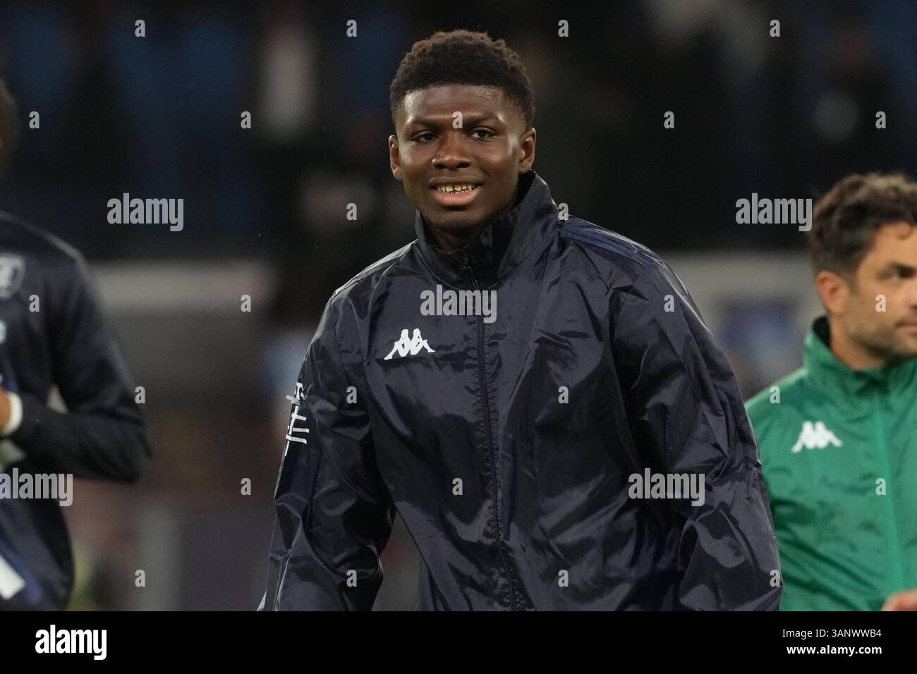 Naples, Italy. 14 Apr, 2025. Ismael Konate of Empoli FC during the ...