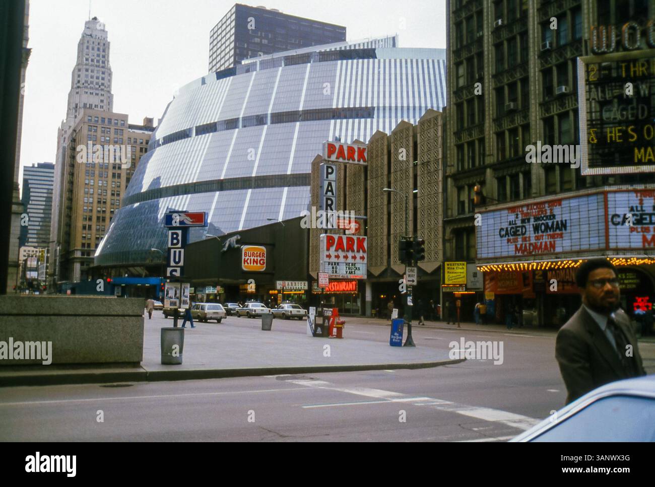 Chicago in mid eighties. State of Illinois Center (now James R ...