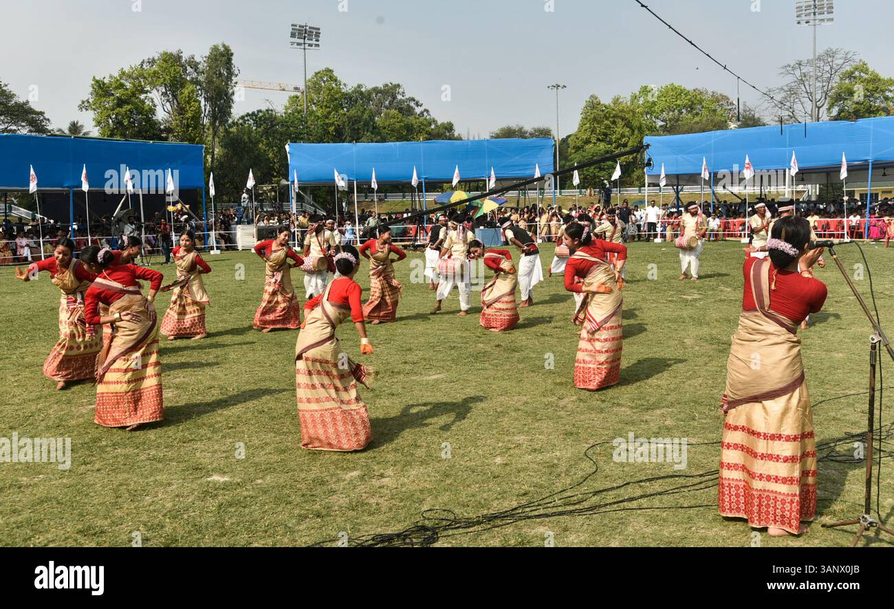April 14, 2025, Guwahati, Assam, India: GUWAHATI, ASSAM, INDIA-APRIL 14 ...
