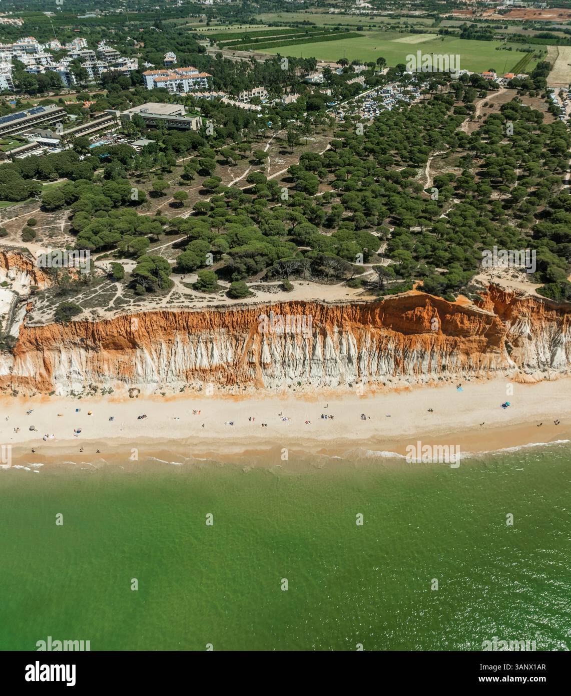 Aerial view beautiful falesia beach hi-res stock photography and images ...