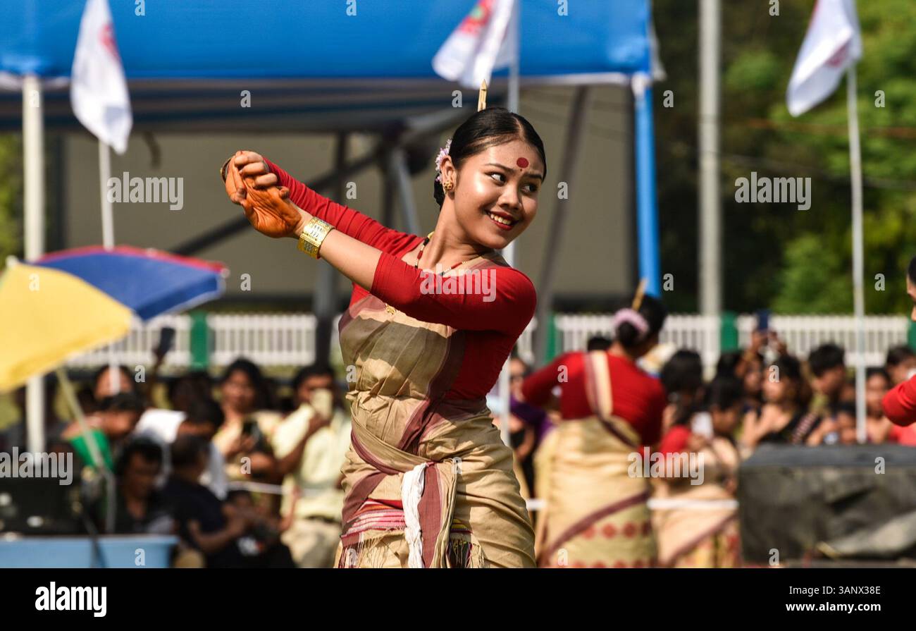 April 14, 2025, Guwahati, Assam, India: GUWAHATI, ASSAM, INDIA-APRIL 14 ...