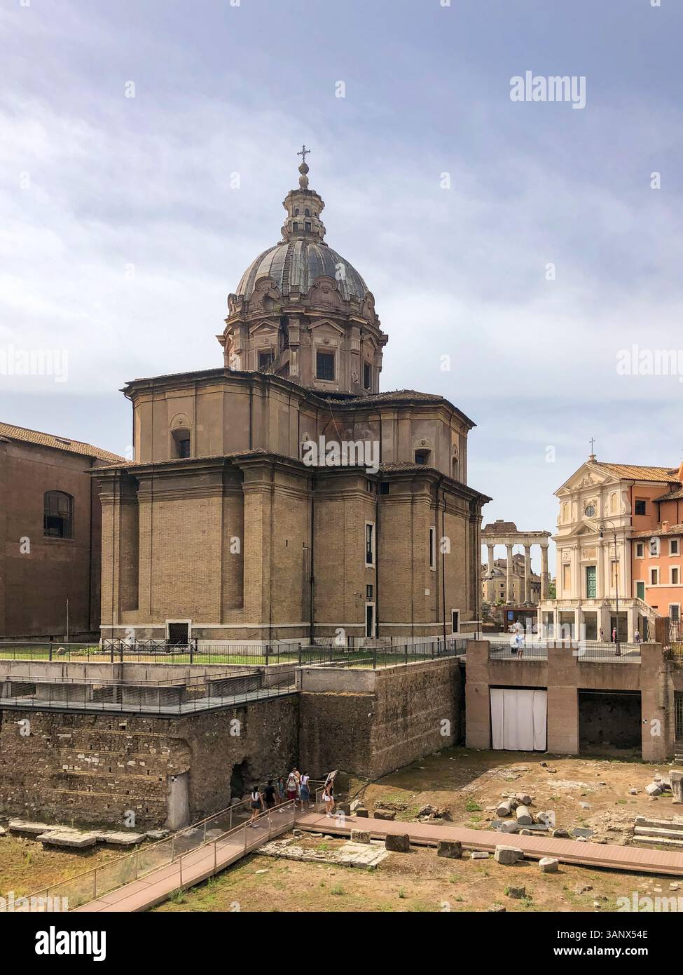 Chiesa dei santi luca e martina martiri hi-res stock photography and ...