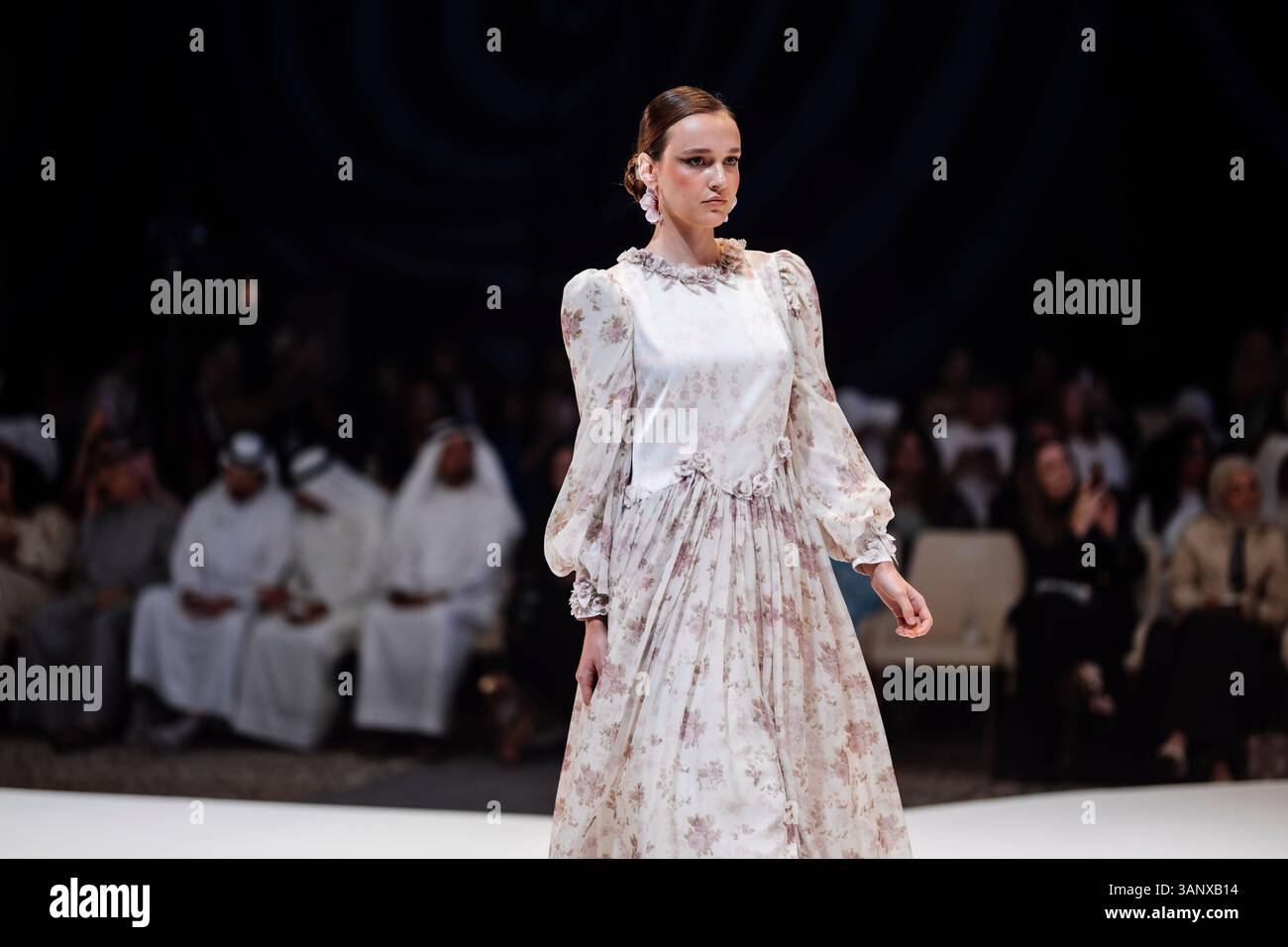 A model seen on stage for Miha. Designers Miha (Turkey), Salam Design ...