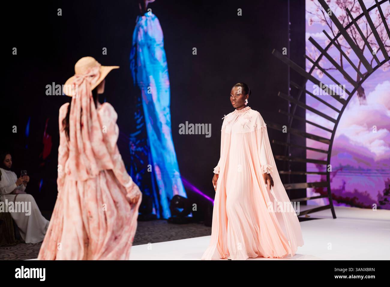 Models seen on stage for Miha. Designers Miha (Turkey), Salam Design ...