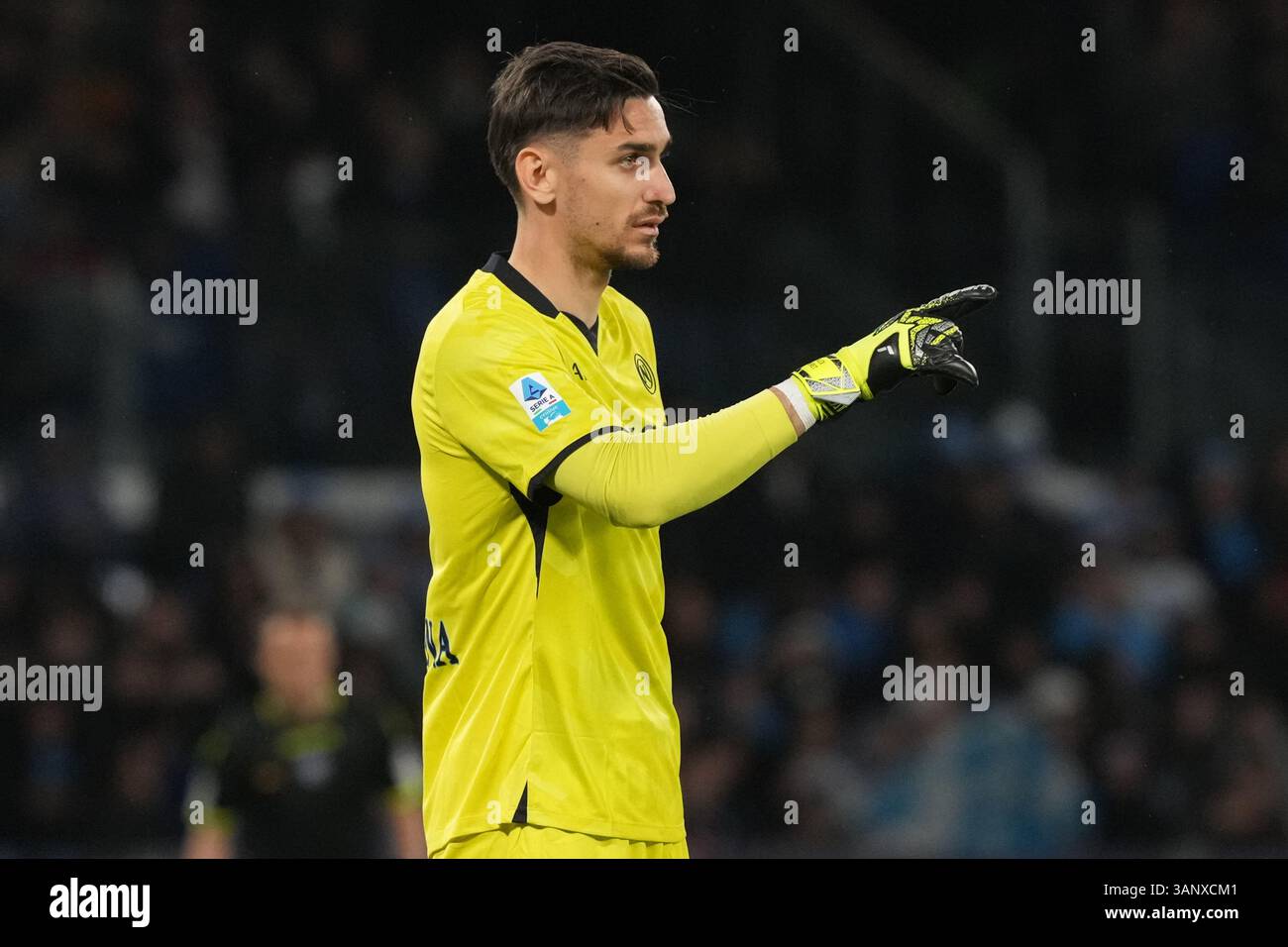 Naples, Italy. 14 Apr, 2025. Alex Meret of SSC Napoli during the Serie ...