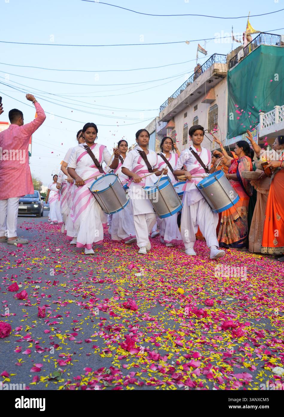 Ajmer, Rajasthan, India, April 13, 2025: Members of Rashtra Sevika ...