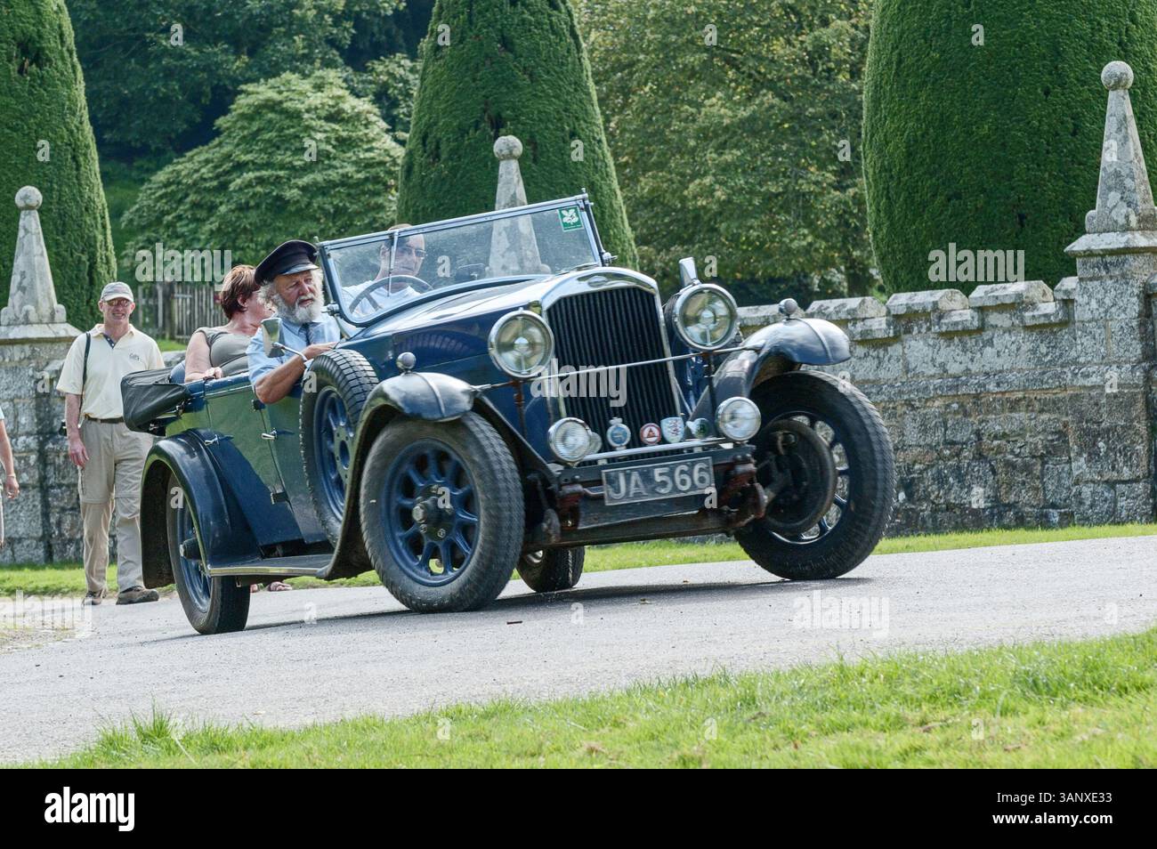 A blue Humber 16/50 Tourer 1930 classic car provides tourist rides in ...