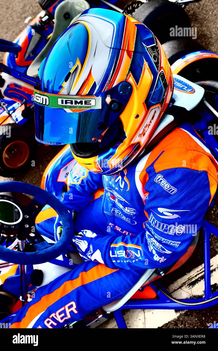 British racing driver Freddie Slater, who is competing in the 2025 ...