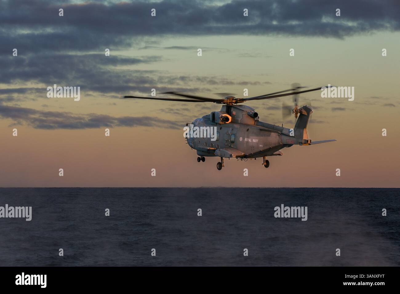 AgustaWestland AW101 Merlin HM2 helicopter operated by the Royal Navy ...