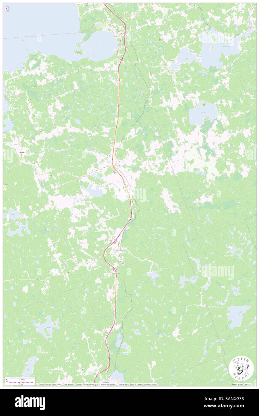 Powassan map hi-res stock photography and images - Alamy