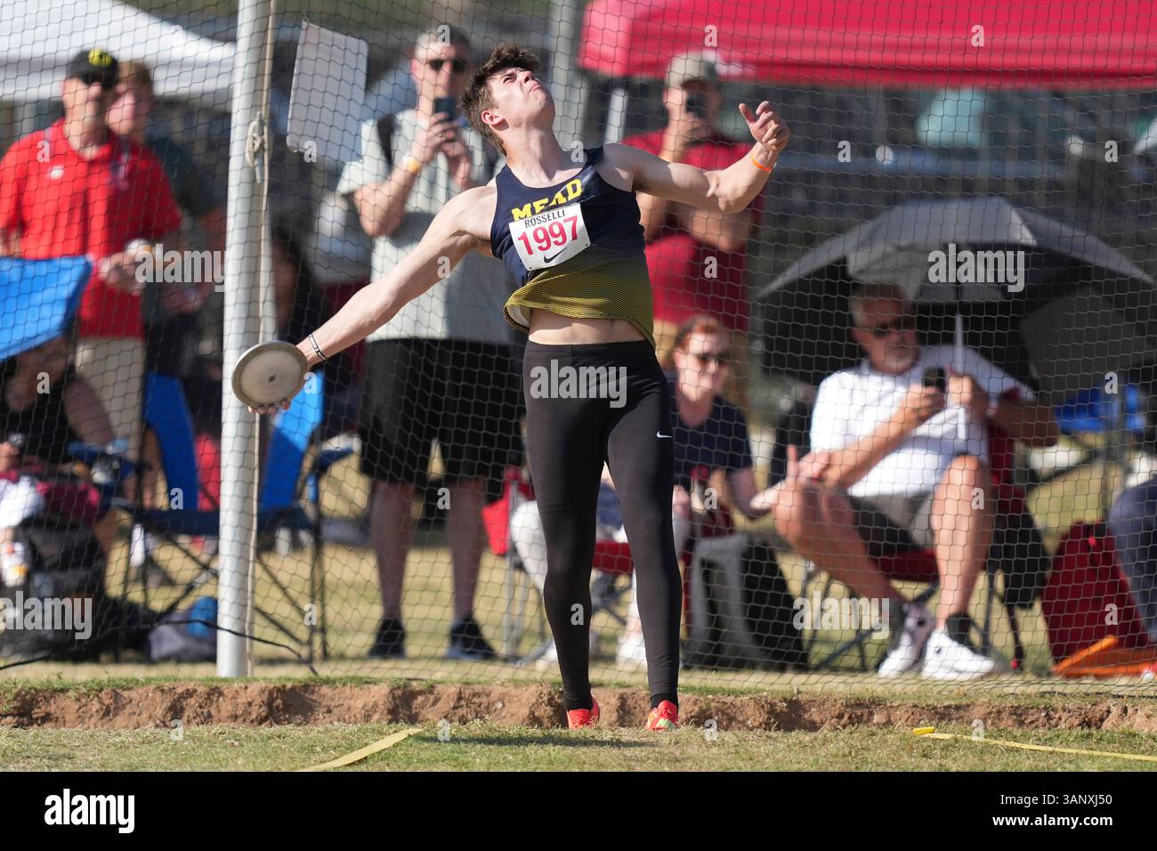 Simon Rosselli (1997) of Mead wins the invitational discus at 218-7 ...