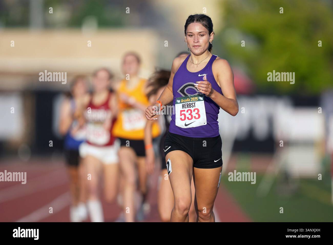Makenna Herbst (533) of Carlsbad wins the invitational girls 800m in 2: ...