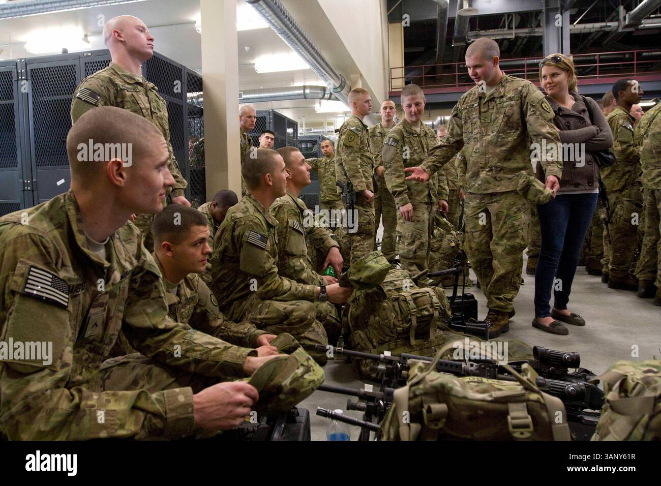 Apr 21, 2011 - Fort Wainwright, Alaska, U.S. - Soldiers of the 1-5 ...