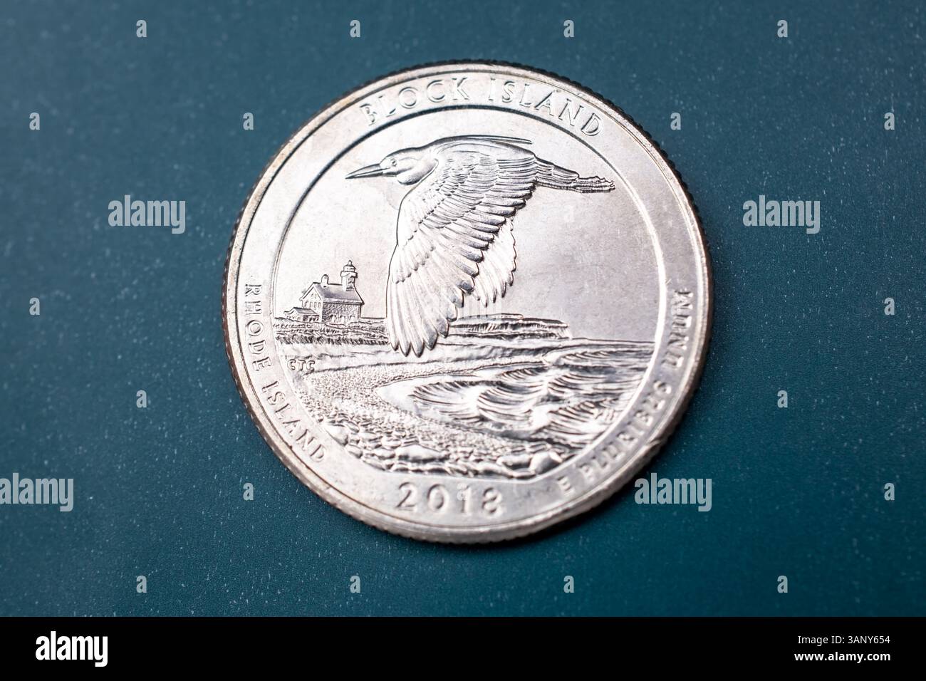 united states silver coin american quarter high detail Stock Photo - Alamy