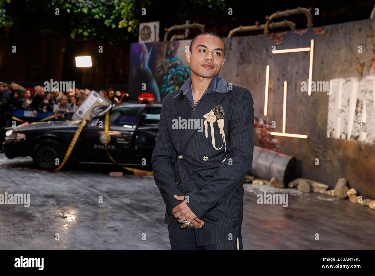 Jim Caesar poses for photographers upon arrival at the World premiere ...