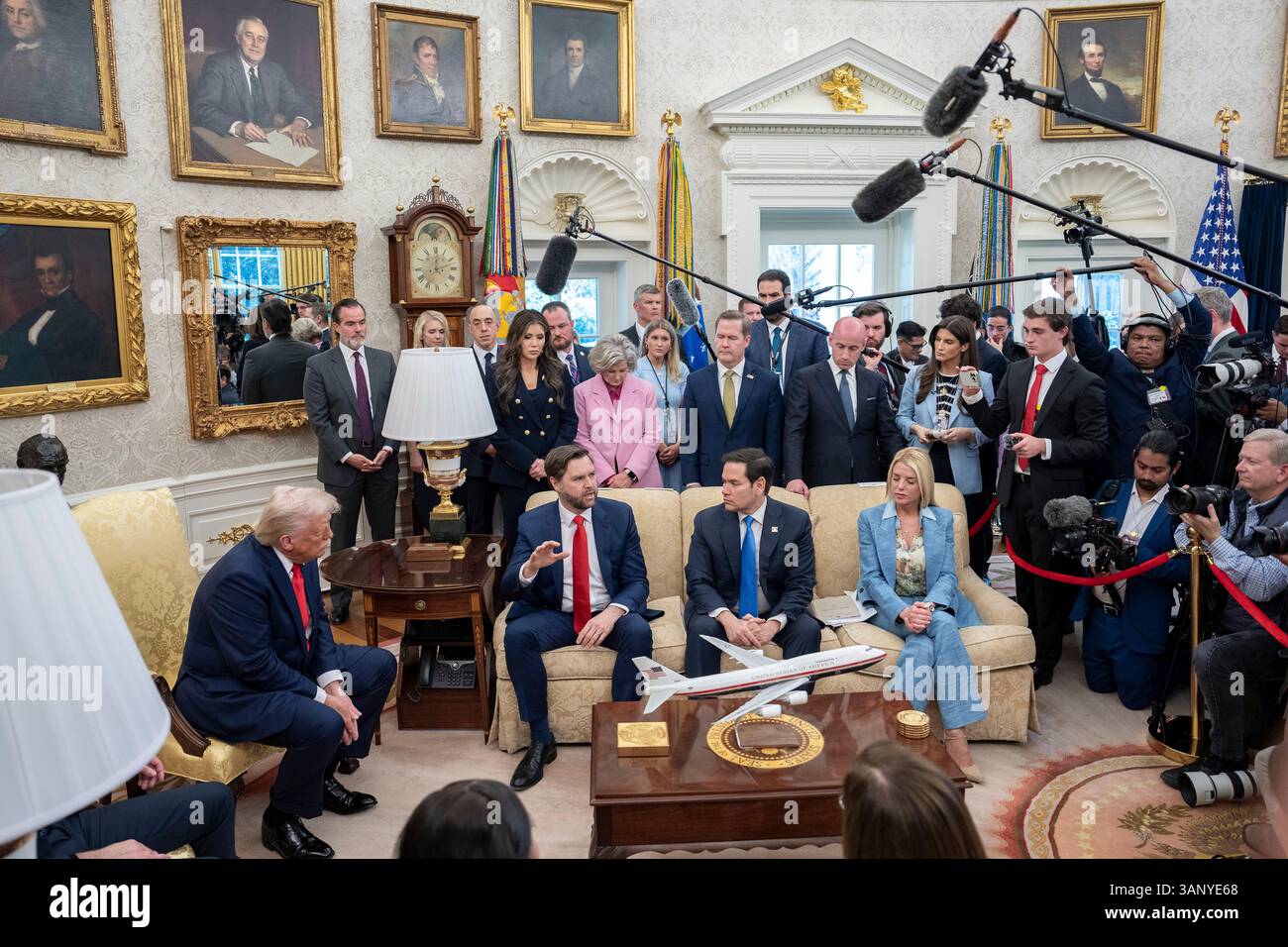 Washington, United States. 14th Apr, 2025. U.S Vice President JD Vance ...