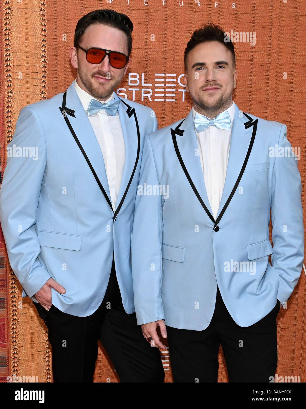 April 14, 2025, Los Angeles, California, USA: John Joseph and CJ Matthews attend ''The Wedding ...