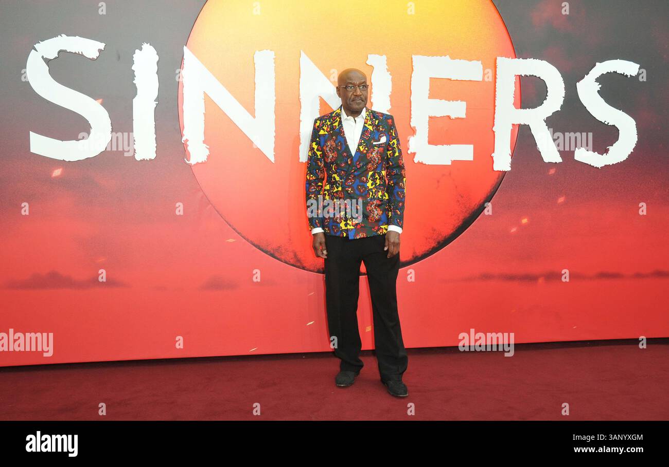London, UK. 14th Apr, 2025. Delroy Lindo at the "Sinners" European film ...