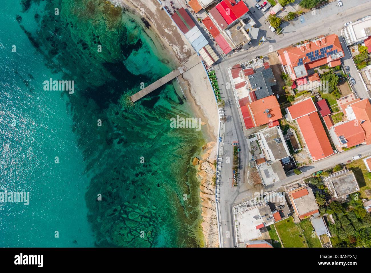 Aerial view fanari promenade hi-res stock photography and images - Alamy