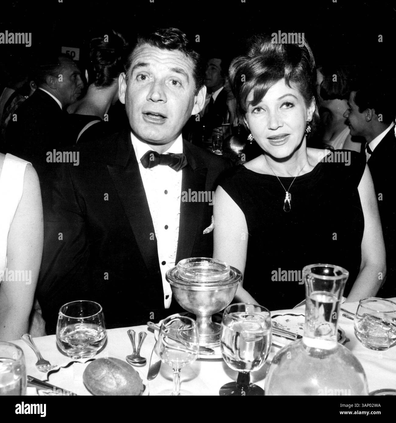 Aug. 16, 2005 - GENE BARRY AND WIFE BETTY AT THE FOREIGN AWARDS.1965. ...