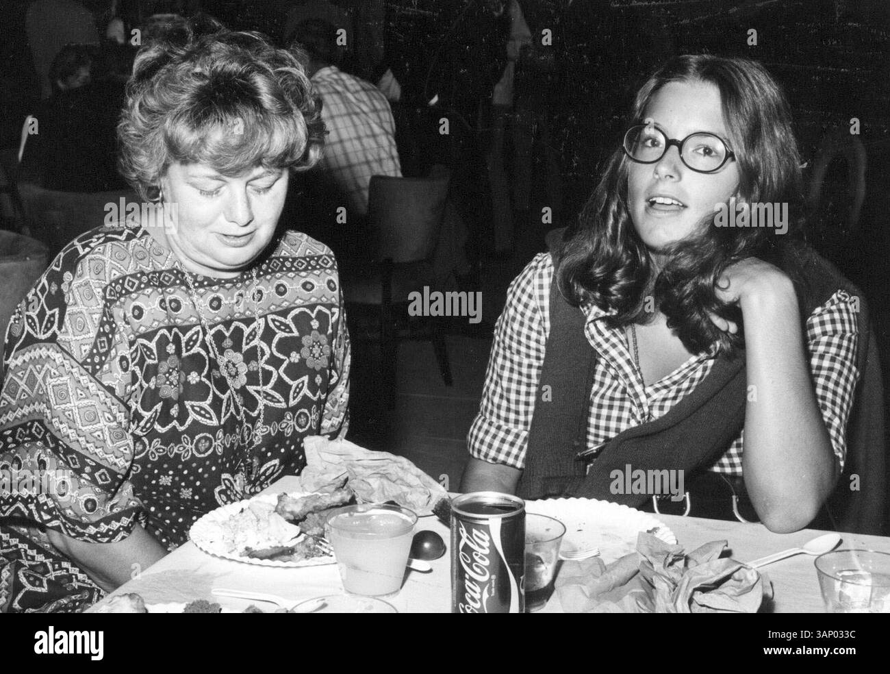 SHELLEY WINTERS and daughter VICTORIA FRANCIOSA at THE POSEIDON ...