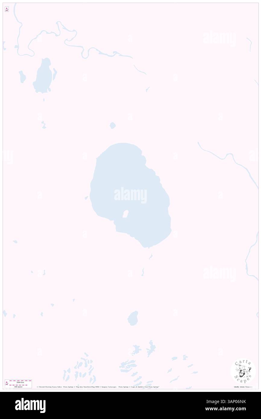 Tiffin Lake, Kenora District, CA, Canada, Ontario, N 51 52' 55'', S 85 ...