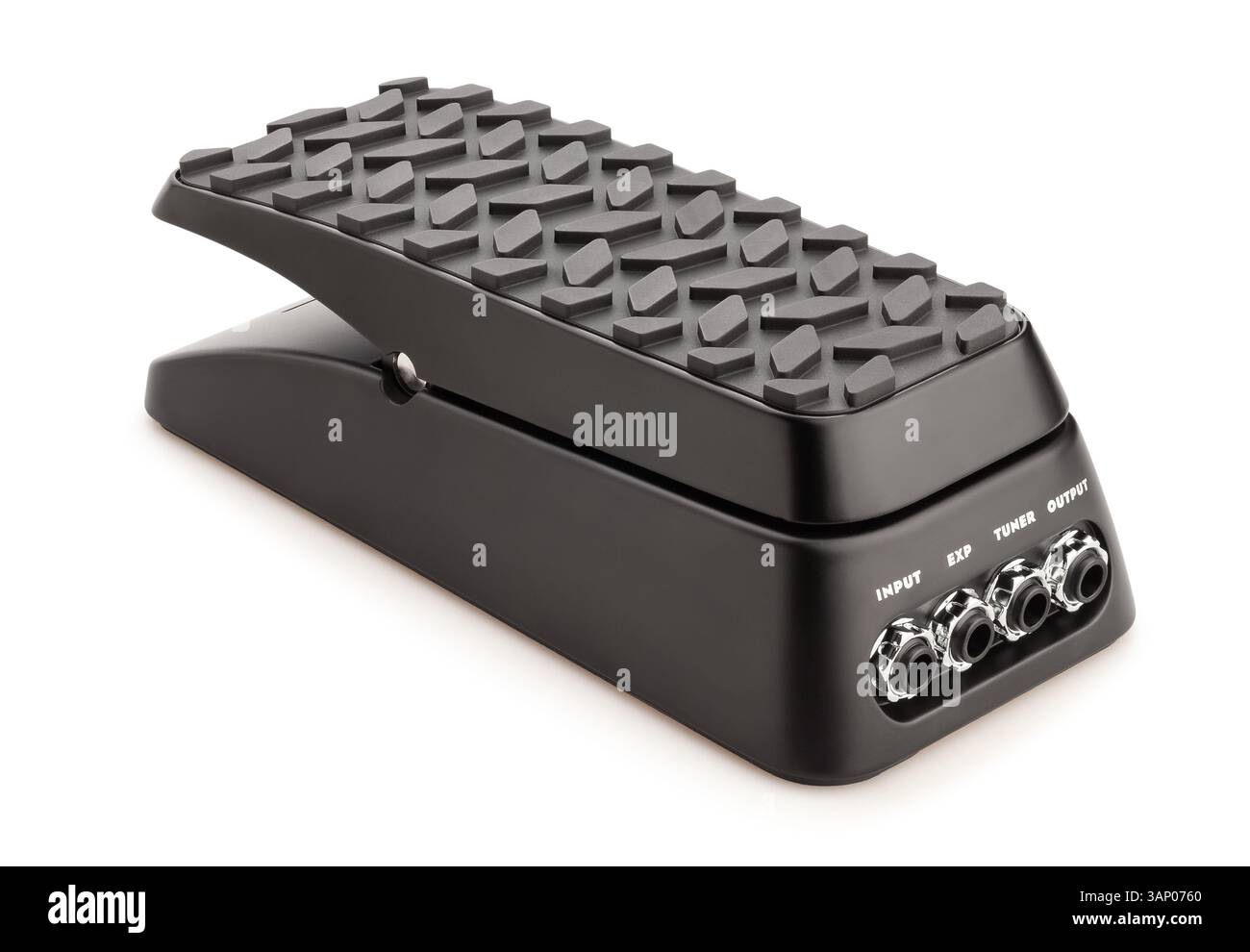 guitar volume pedal path isolated on white Stock Photo - Alamy