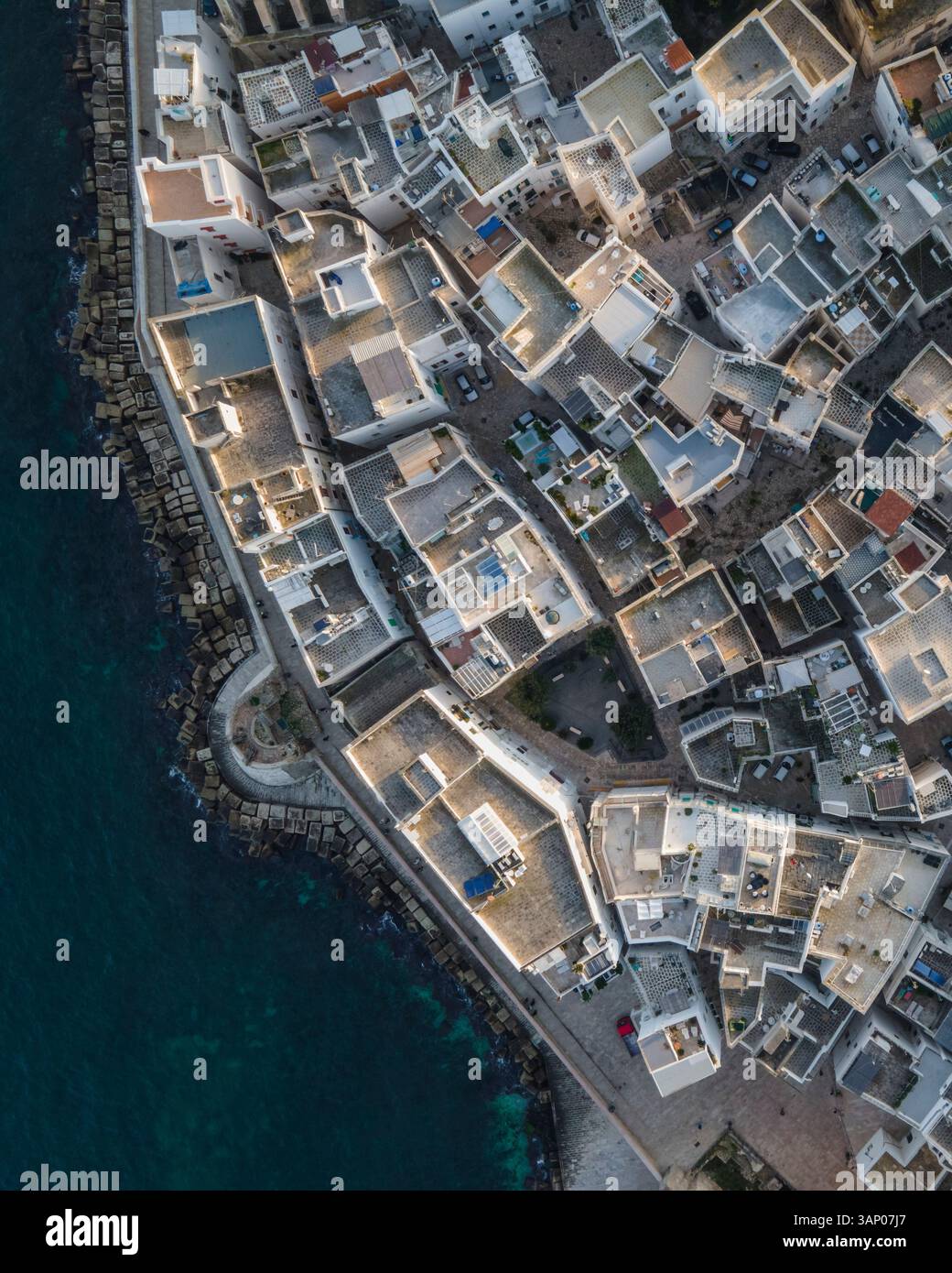Aerial view of Monopoli old town, Bari, Puglia, Italy Stock Photo - Alamy