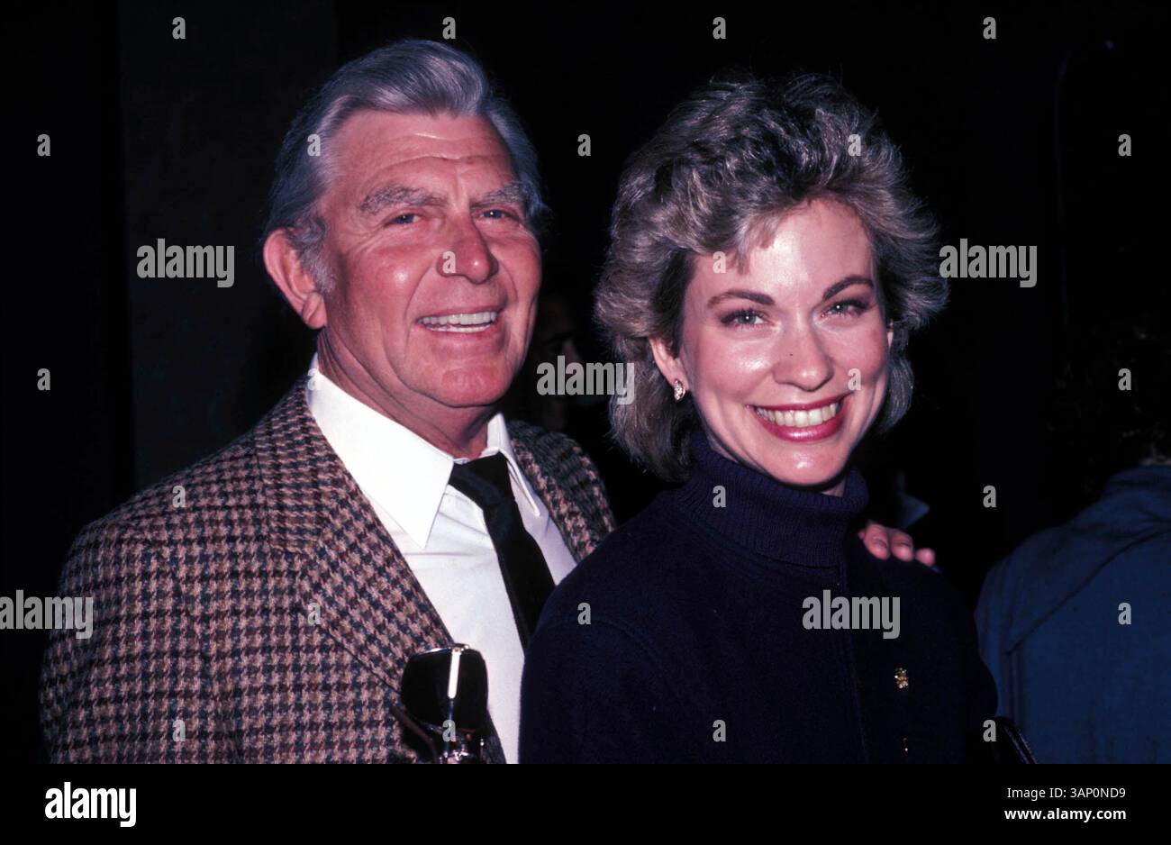 June 24, 2005 - F2342.1986.ANDY GRIFFITH AND WIFE CINDY. PHOTOS(Credit ...