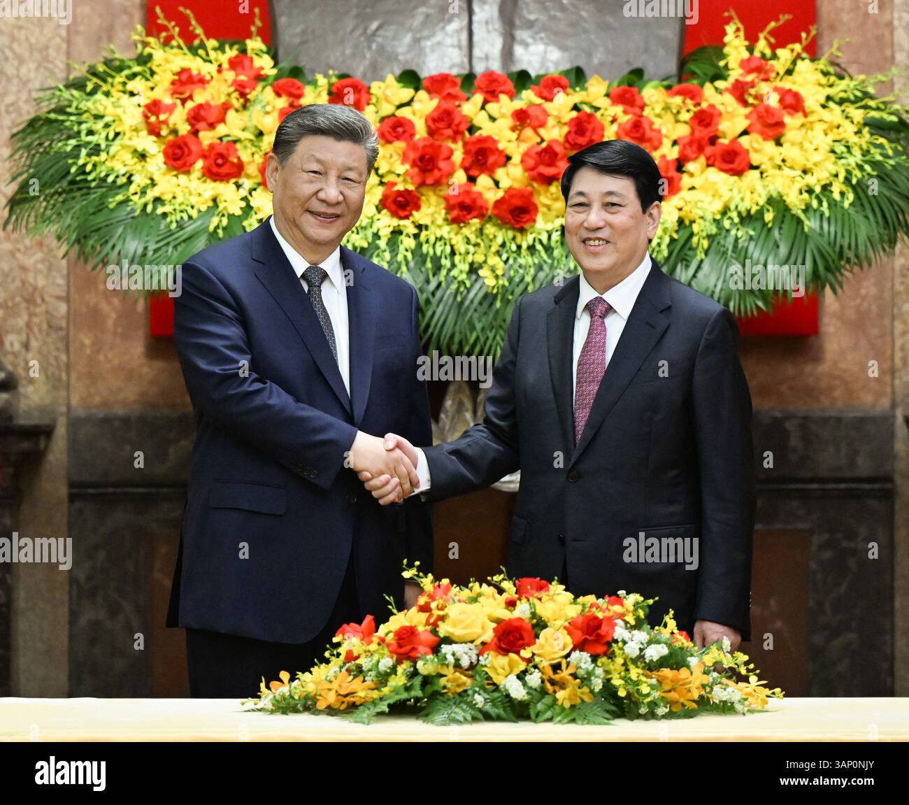 Hanoi, Vietnam. 15th Apr, 2025. Chinese President Xi Jinping, also ...