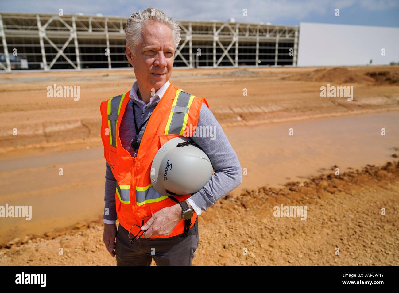 Scout Motors CEO Scott Keogh poses for a portrait at a Scout Motors ...