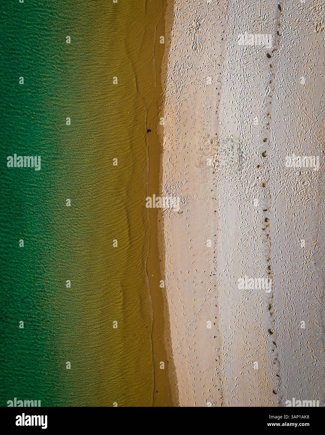 Aerial drone view of a beach in Wellfleet, Cape Cod, Massachusetts ...