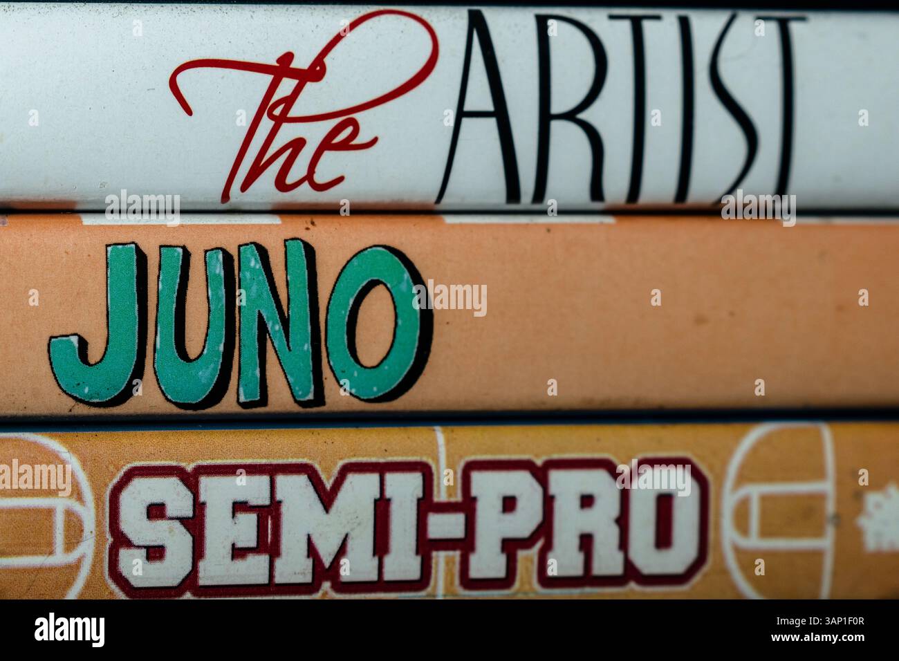 Image of a stack of dvd movies Stock Photo - Alamy