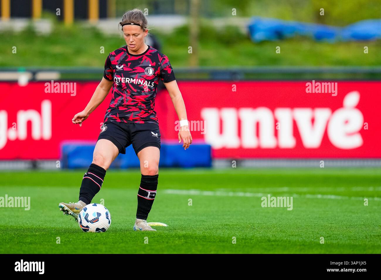 Rotterdam - Sanne Koopman of Feyenoord V1 during the sem-final of the ...