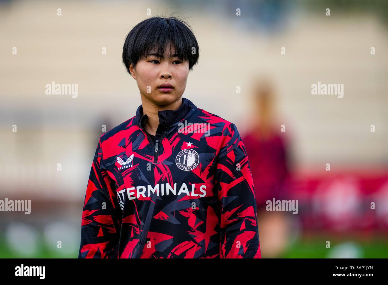 Rotterdam - Mao Itamura of Feyenoord V1 during the sem-final of the ...