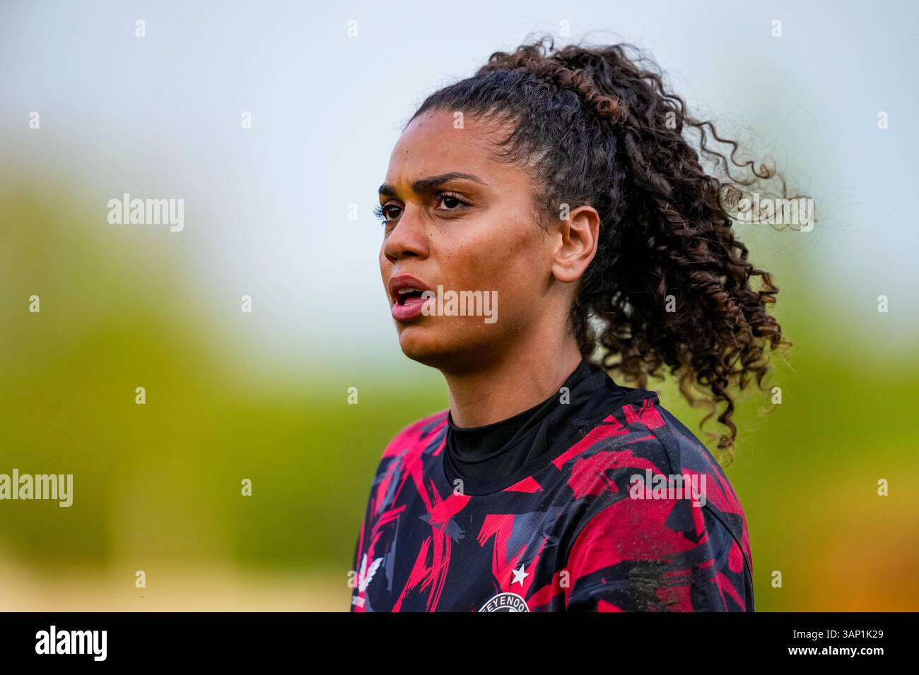 Rotterdam - Goalkeeper Jacintha Weimar of Feyenoord V1 during the sem ...