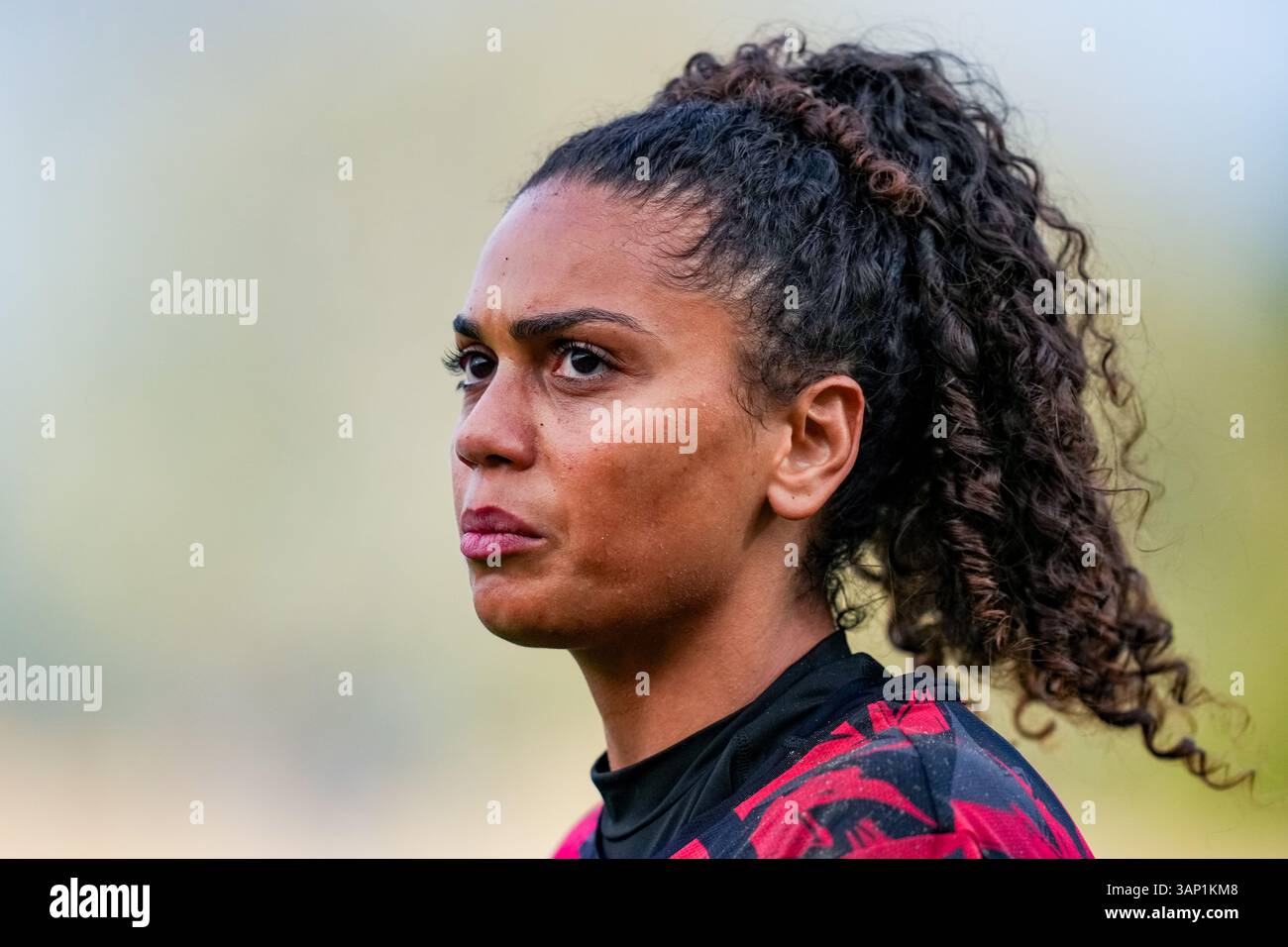 Rotterdam - Goalkeeper Jacintha Weimar of Feyenoord V1 during the sem ...