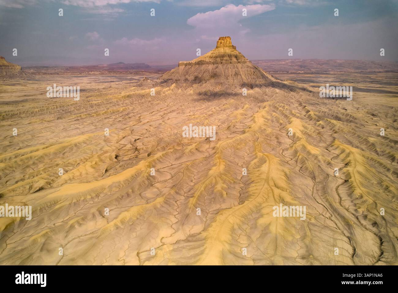 Aerial view of Goblin Valley State Park, Hanksville, United States ...