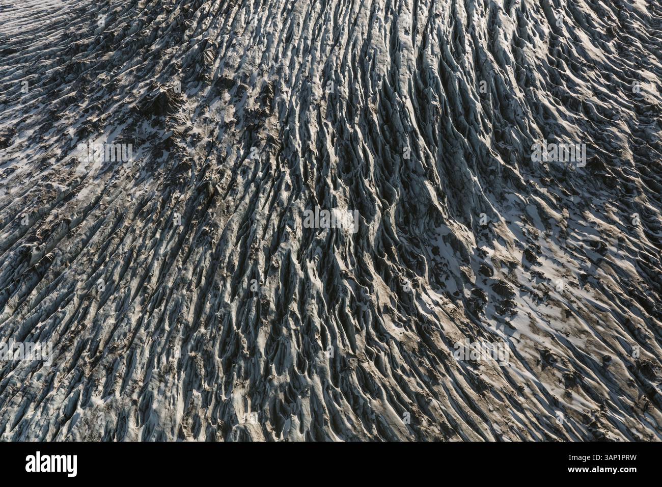 Aerial view massive glacier caps hi-res stock photography and images ...