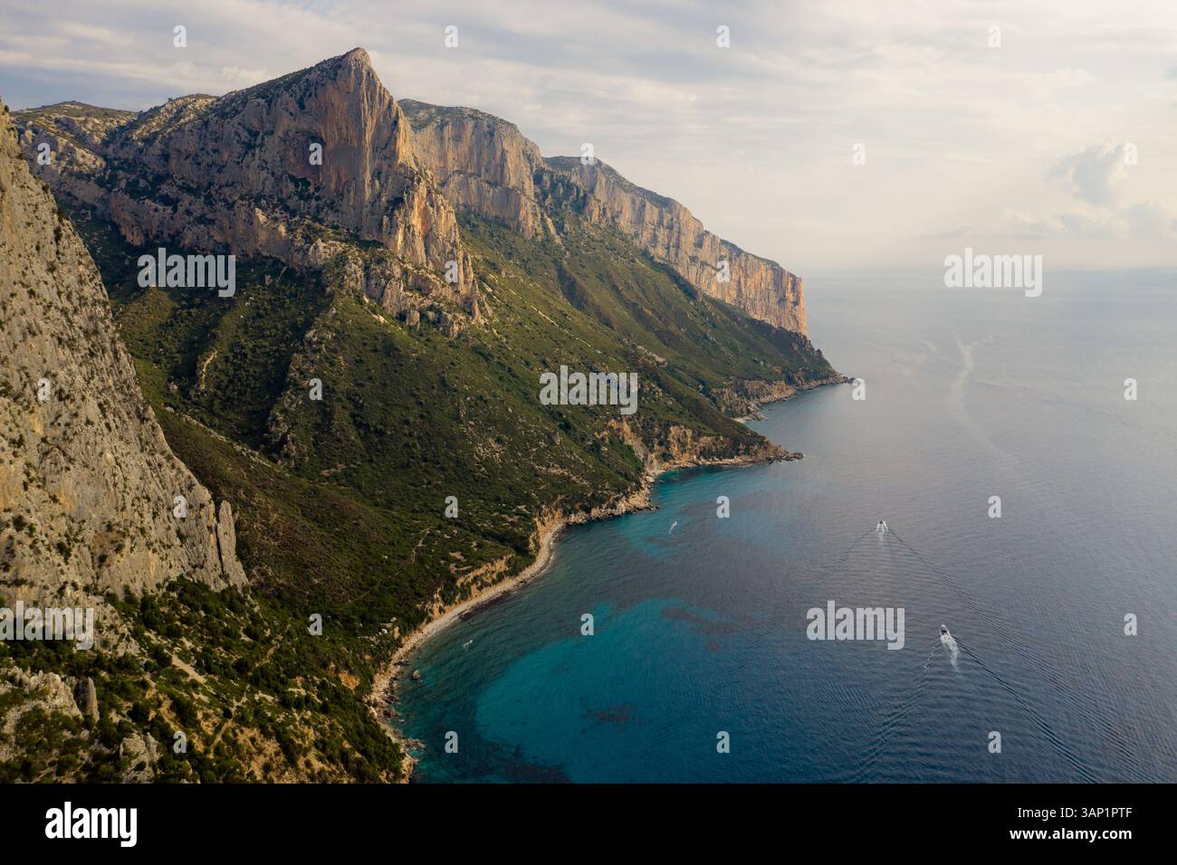 Aerial view of Sardinia island coastal line, Italy Stock Photo - Alamy