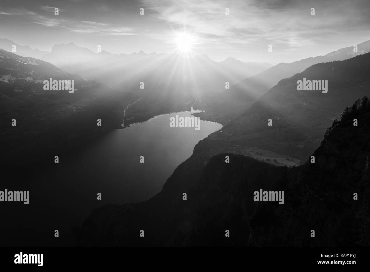 Glarus alps Black and White Stock Photos & Images - Alamy