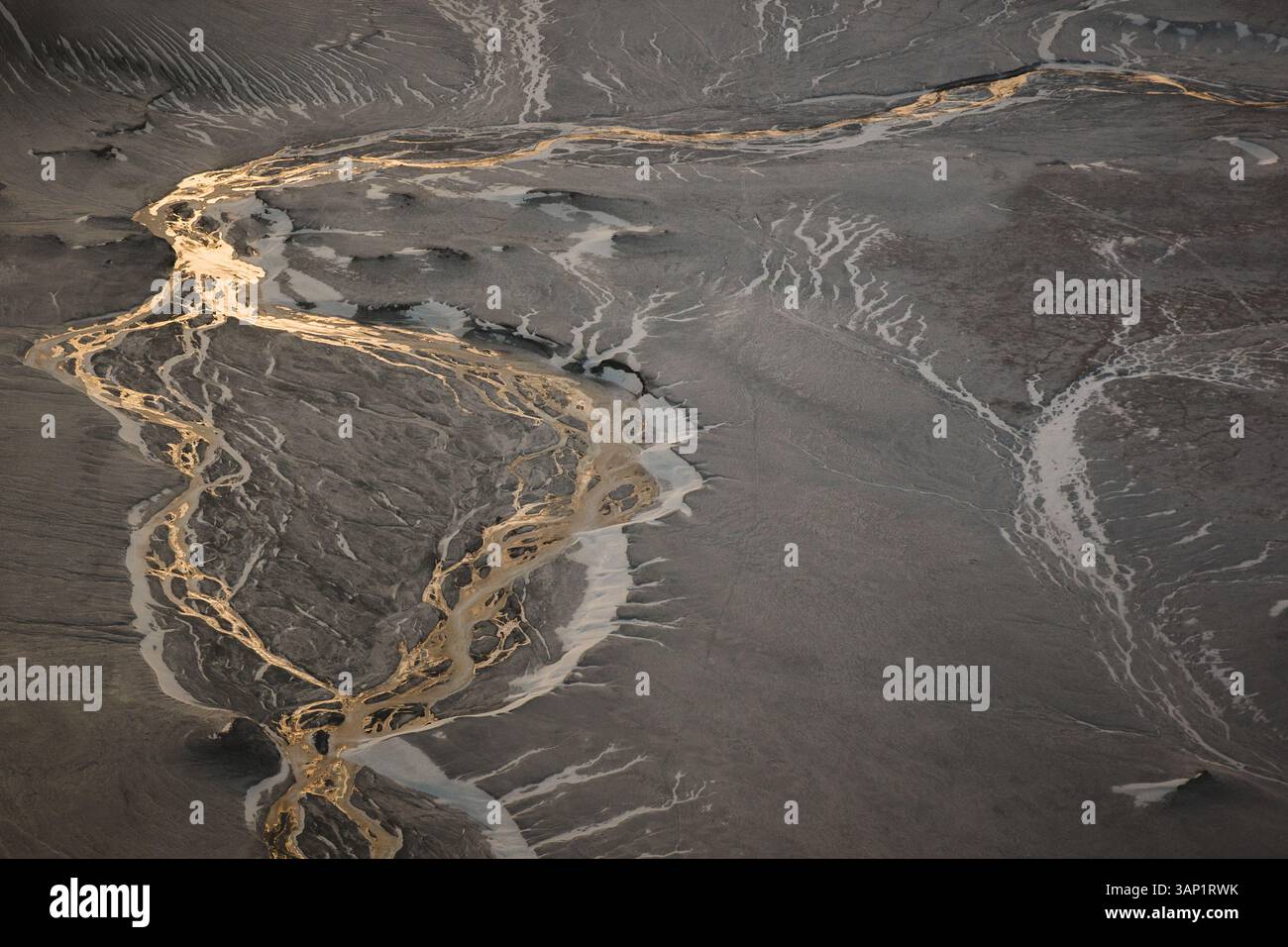 Aerial flight mountain river flows hi-res stock photography and images ...