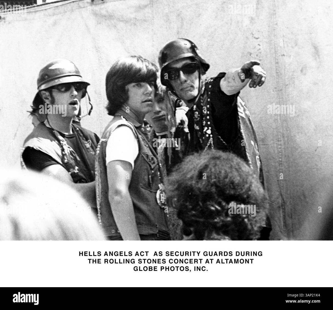 Altamont hells angels Black and White Stock Photos & Images - Alamy