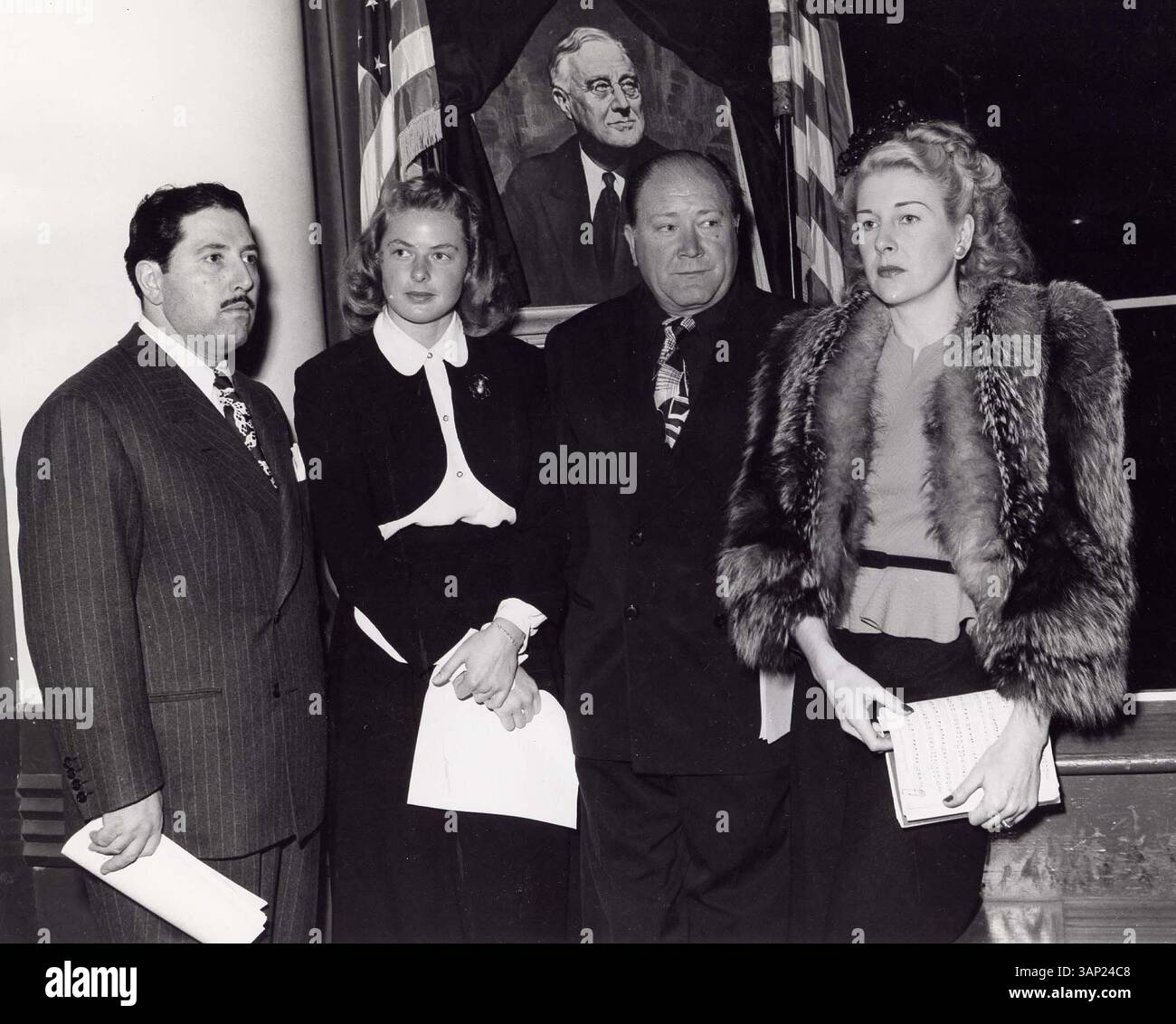 May 20, 2011 - INGRID BERGMAN .Hollywood event for Franklin Roosevelt ...