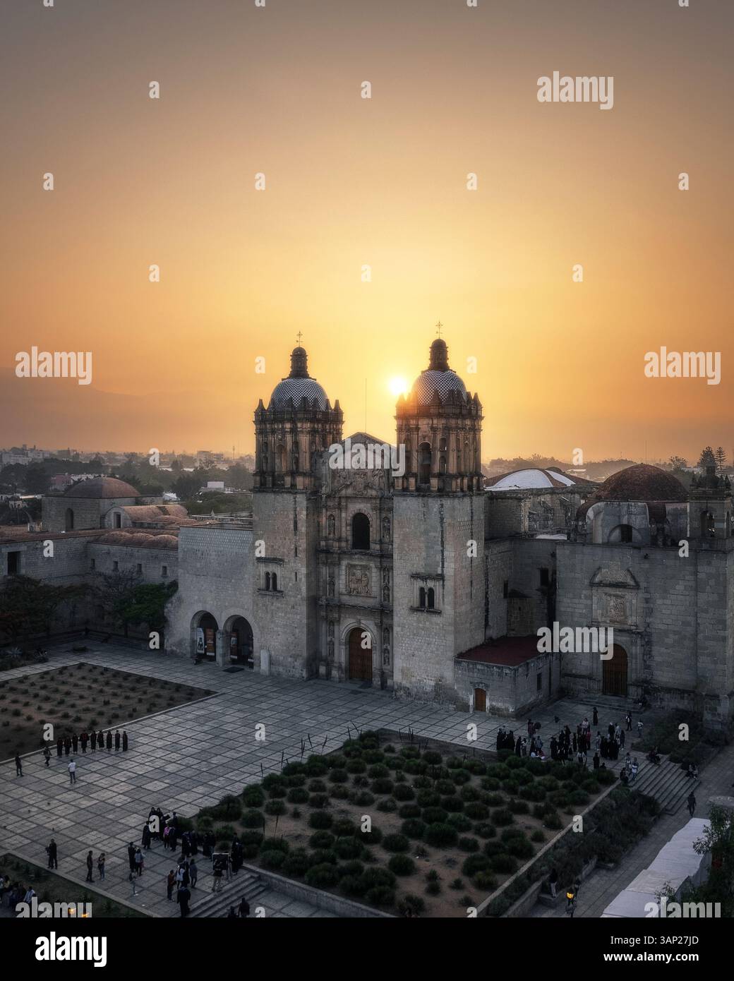 Aerial view cathedral oaxaca mexico hi-res stock photography and images ...