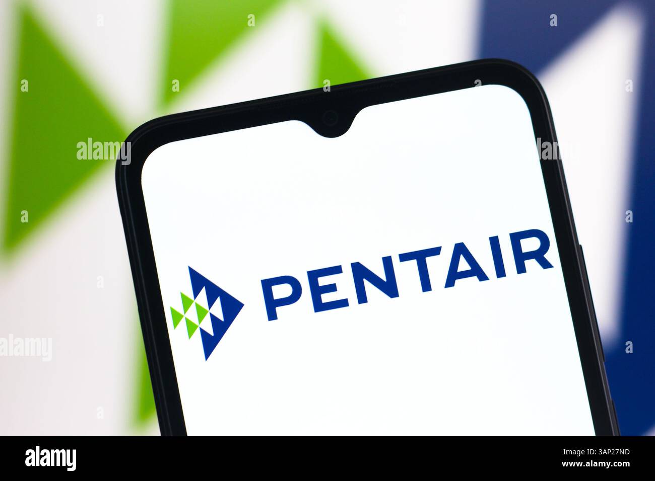 Canada. 15th Apr, 2025. In this photo illustration, the Pentair logo is ...
