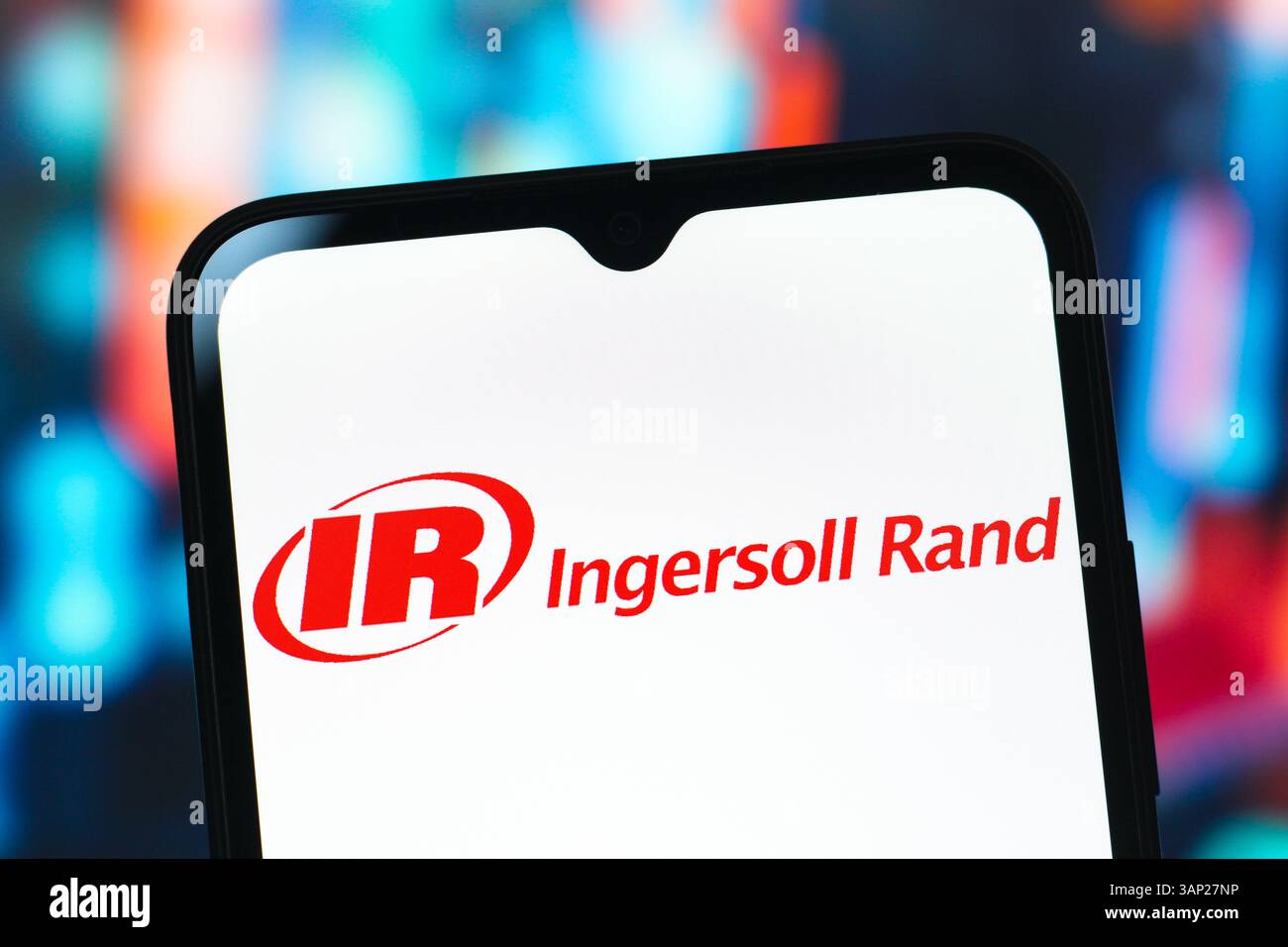 Canada. 15th Apr, 2025. In this photo illustration, the Ingersoll Rand ...