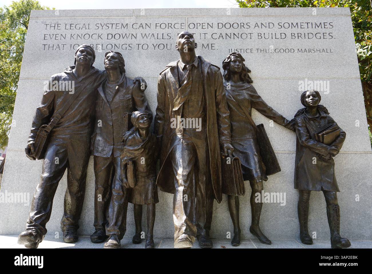 The Virginia Civil Rights Memorial in Richmond, Virginia pays tribute ...
