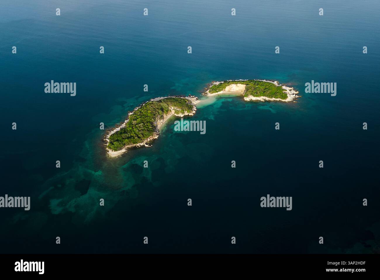 Aerial view ksamil islands hi-res stock photography and images - Alamy