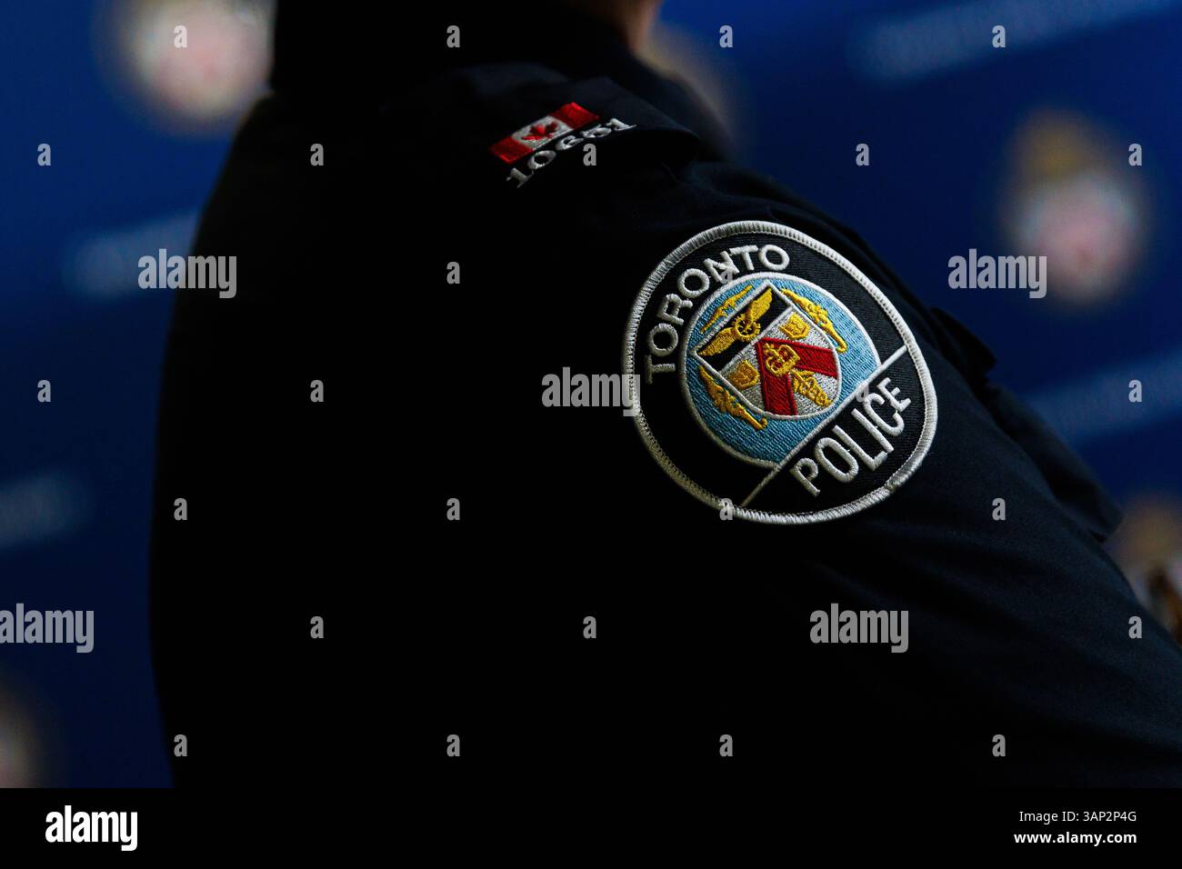 Toronto, Canada. 21st Jan, 2025. A Toronto police officer's uniform is ...